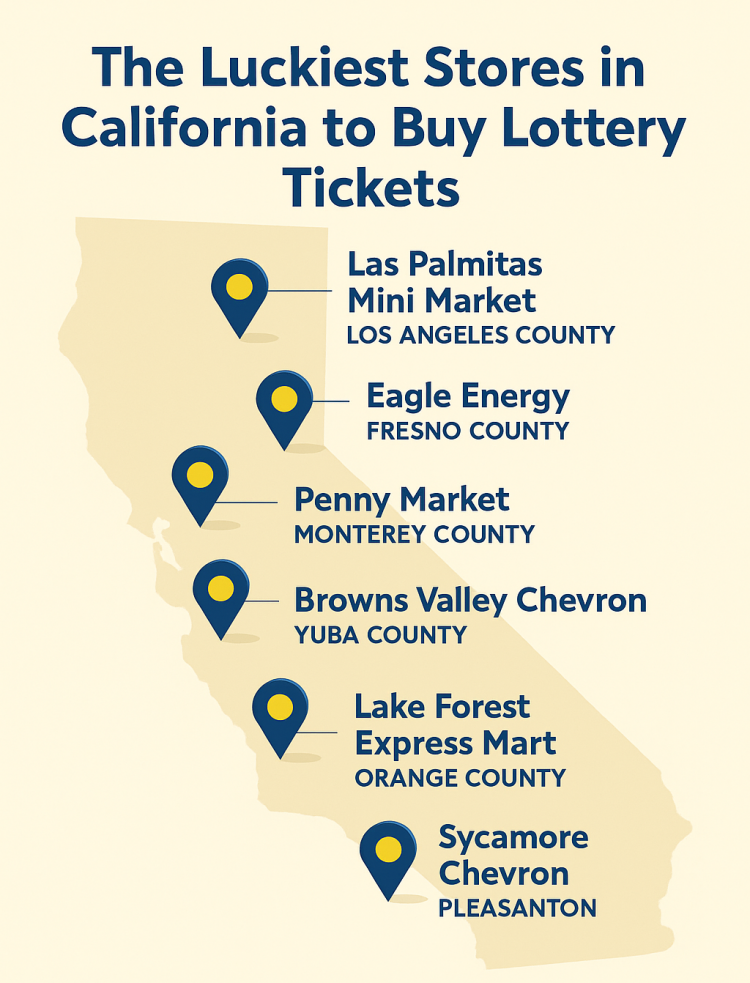 6 Luckiest Lottery Stores in America That Keep Printing Millionaires